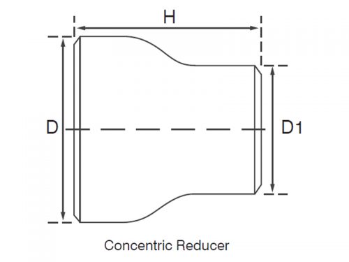 CONCENTRIC REDUCERS - Kiah Metallurgy